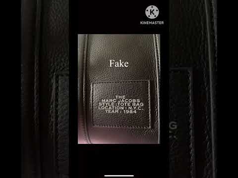How to spot fake | marc jacob mini leather tote