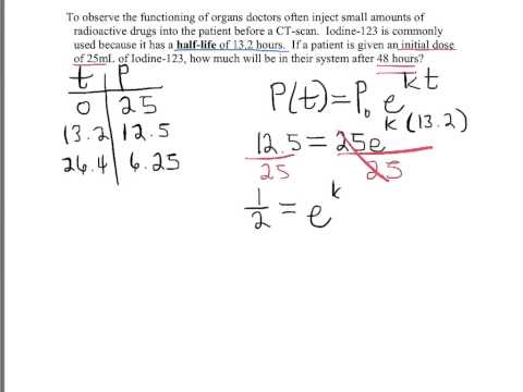 Math 122 half life application