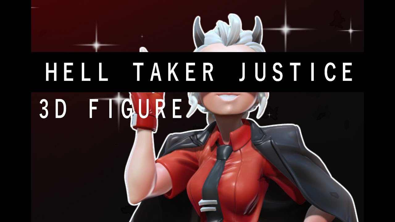 helltaker justice Sculpture Timelapse