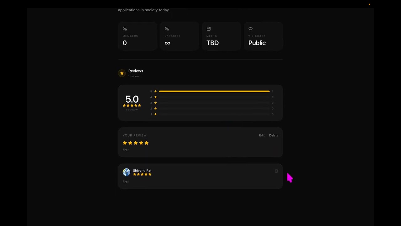 StudentHub Live Demo