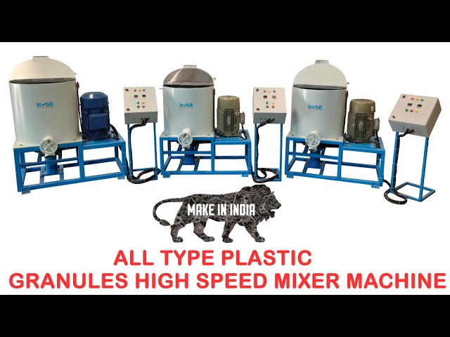 Plastic High Speed Mixer Machine - M.S. Plastic Master Batch Mixer ...
