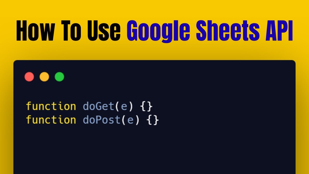 Google Sheets CRUD Web App | Apps Script Tutorial | Part 1