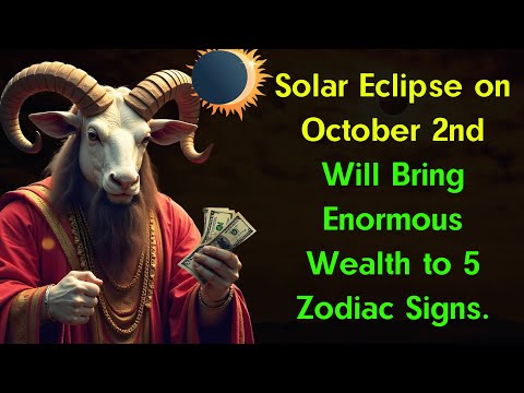 Solar Eclipse on October 2nd Will Bring Enormous Wealth to 5 Zodiac Signs