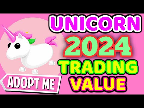 UNICORN 2024 TRADING VALUE IN ADOPT ME! #adoptmeunicorn