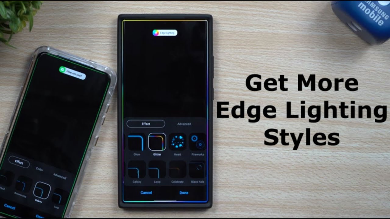 Add More Edge Lighting Styles