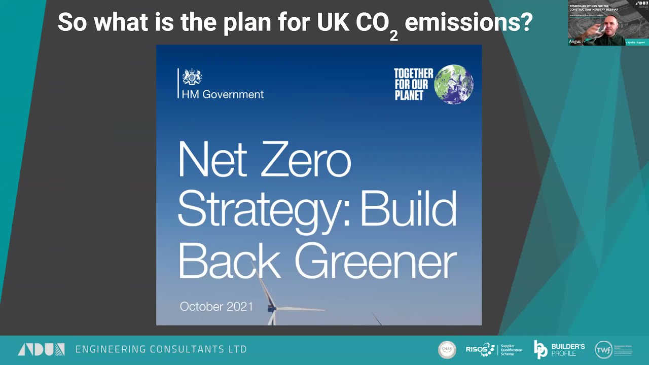 Role of Temporary Works In Construction NetZero - Webinar Recording