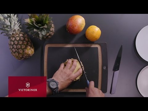 How to cut a pineapple | Knife skills | Swiss Modern kitchen knives | Victorinox Cutlery