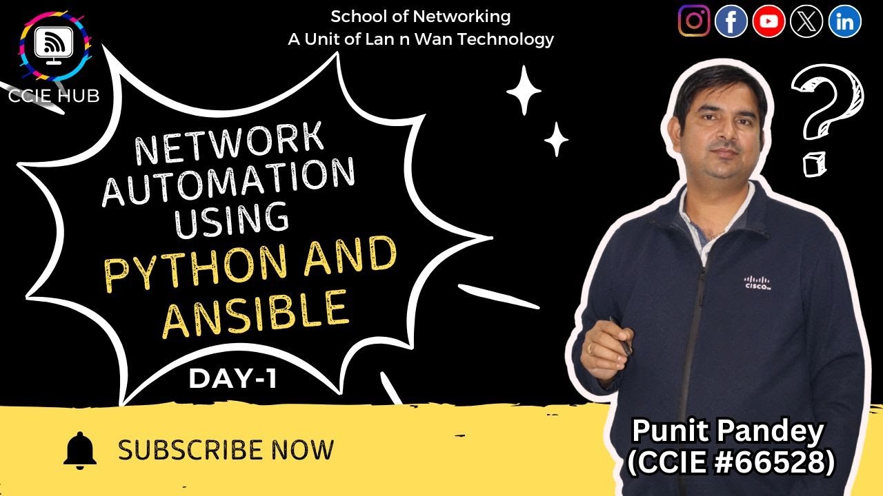 Network Automation using Ansible and Python | Day- 1 | CCIE HUB | Punit Pandey