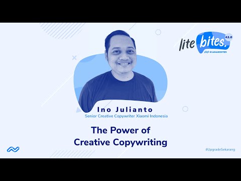 Niagahoster Lite Bites 43: The Power of Creative Copywriting