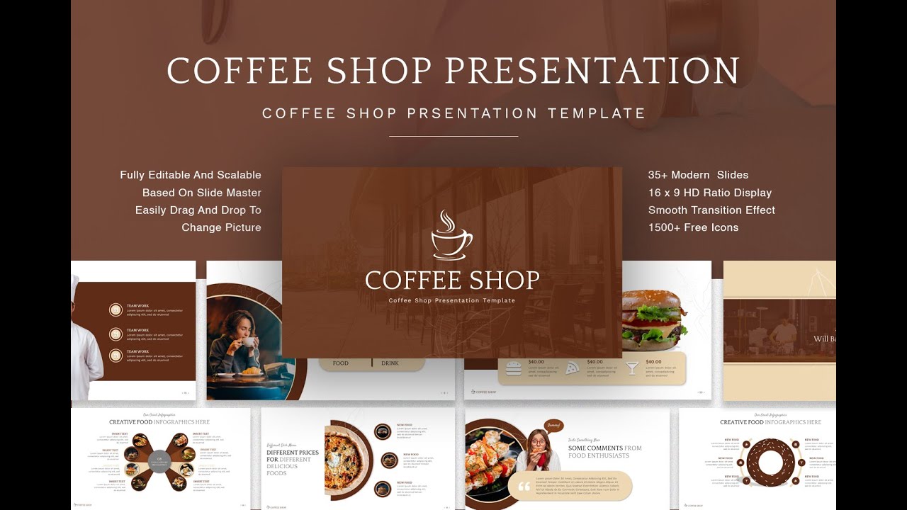 Coffee Shop Presentation Template