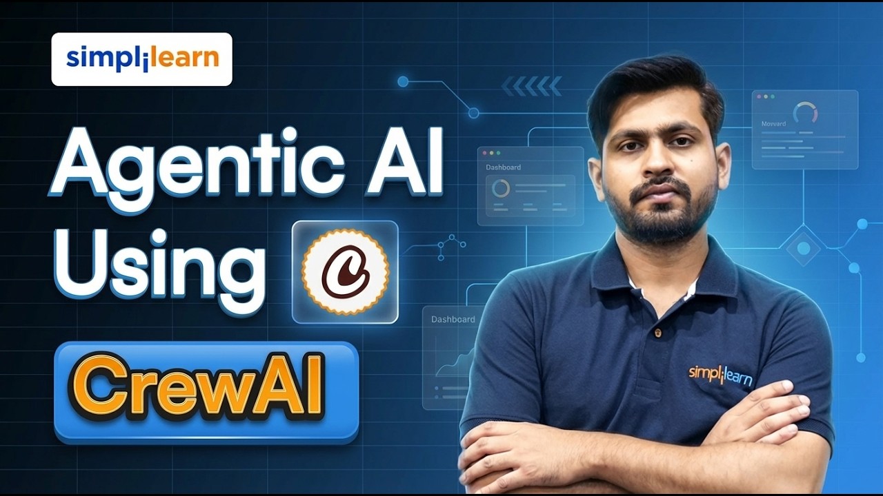 Agentic AI Using CrewAI | Build AI Agents Using CrewAI | CrewAI Tutorial For Beginners | Simplilearn
