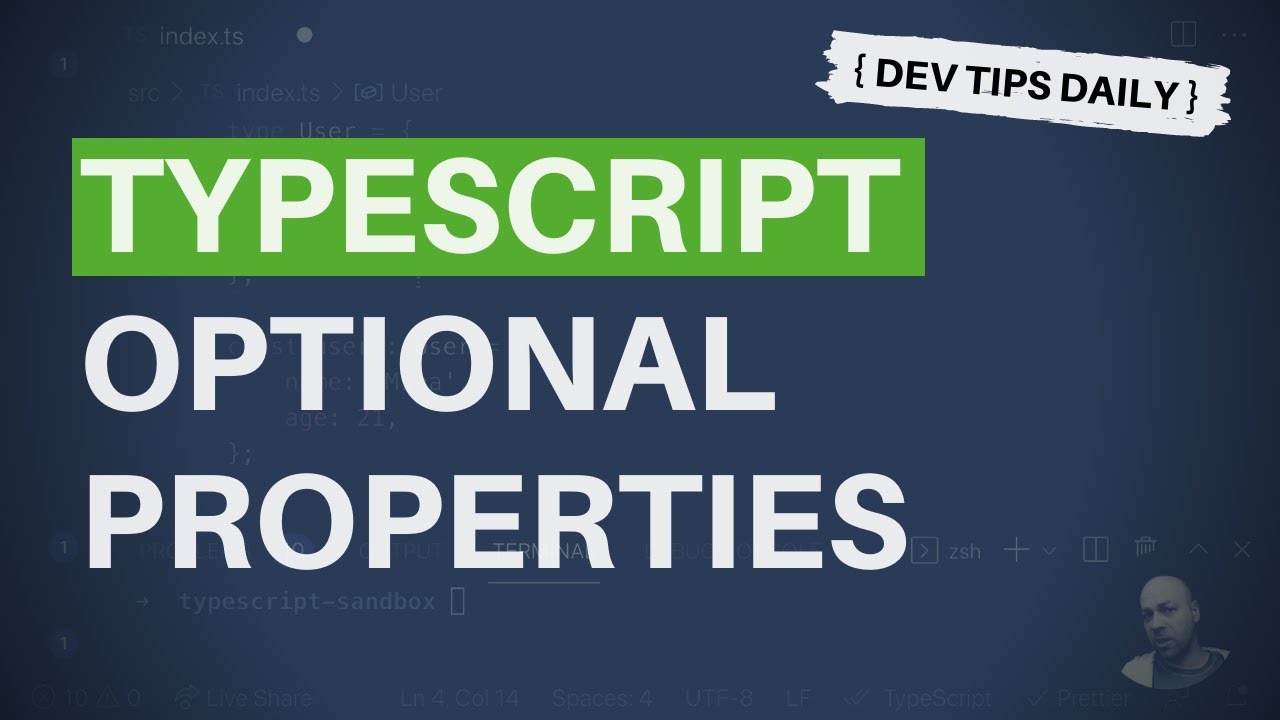 DevTips Daily: Adding optional properties to TypeScript types