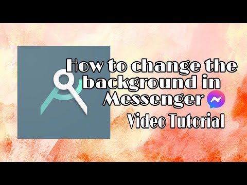 HOW TO CHANGE THE BACKGROUND IN MESSENGER(PAANO PALITAN ANG BACKGROUND SA MESSENGER)I VIDEO TUTORIAL