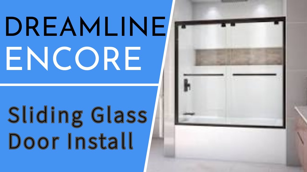 Installing a DreamLine Encore Oil Rubbed Sliding Bathtub Door - Bathroom DIY