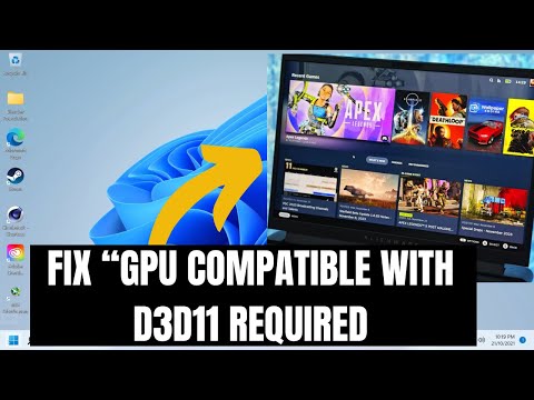🛠️ Fix "GPU Compatible with D3D11 Required" Error | D3D11 Feature Level 11.0 (2025 Guide)