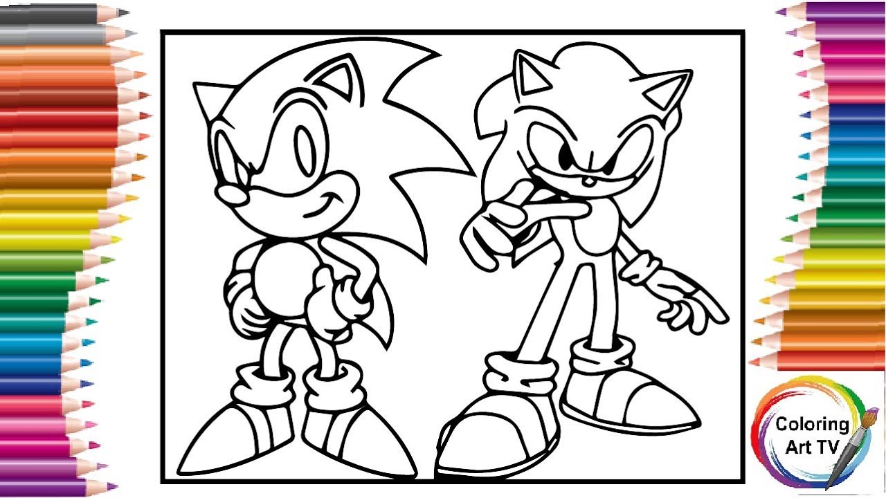 Sonic Prime coloring page / Sonic Prime 2022 coloring Pages