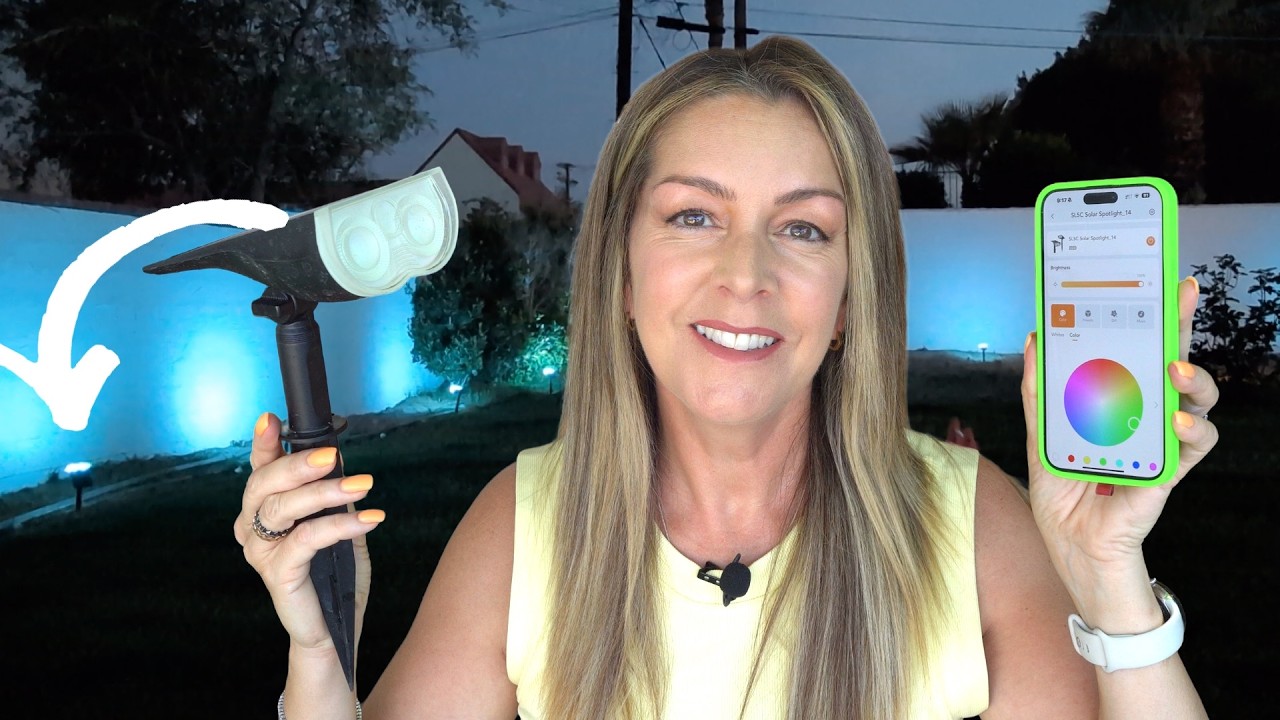Best Smart solar lights?! My FULL Review: AiDot Linkind Smart Solar Spotlight SL5C
