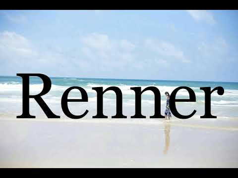 How To Pronounce Renner๐๐๐๐๐๐Pronunciation Of Renner