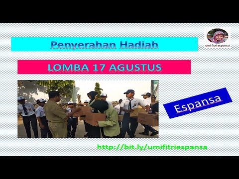 Penyerahan hadiah Lomba Kebersihan Kelas 2018 SMP N 8 Salatiga