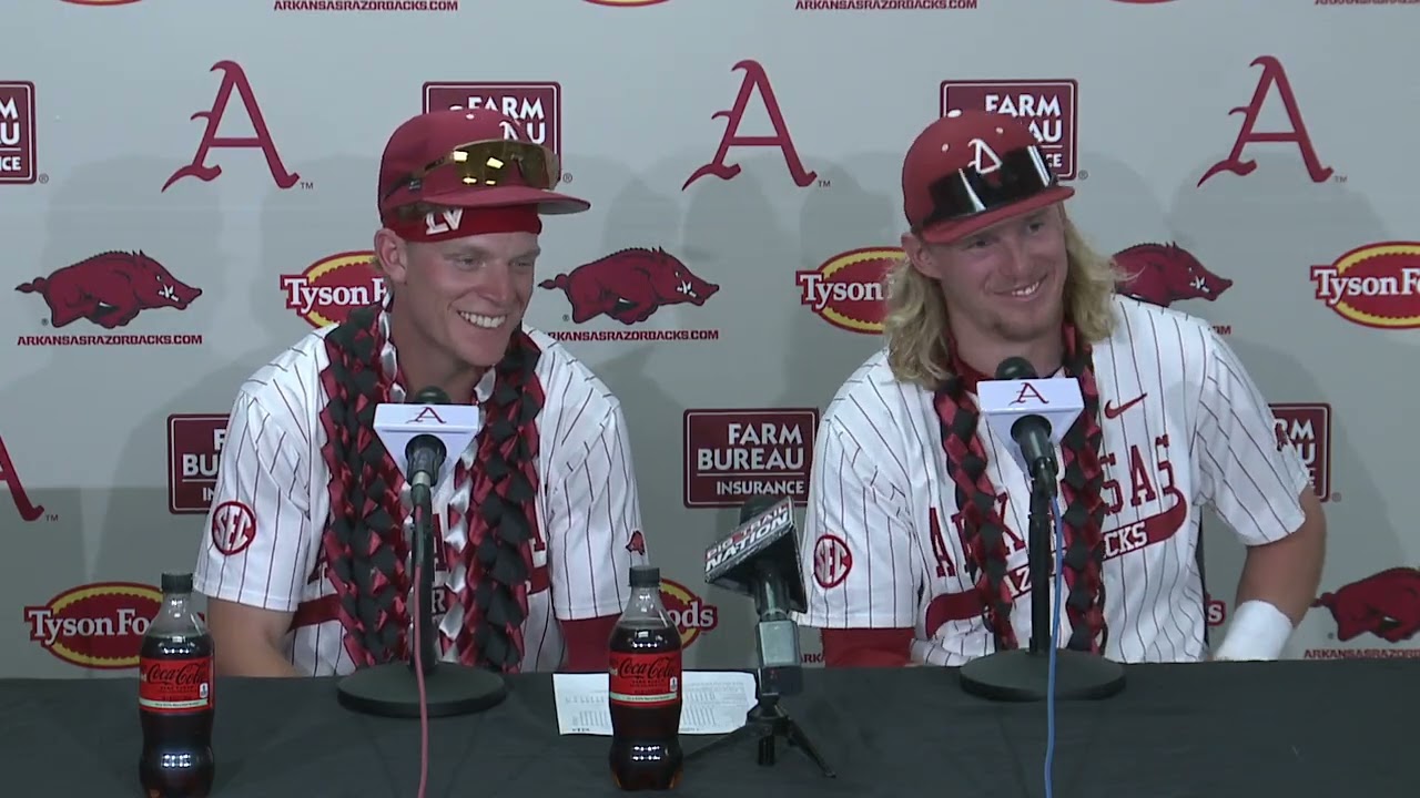 Maika Niu, Zack Stewart press conference: Arkansas 12, Oklahoma 8