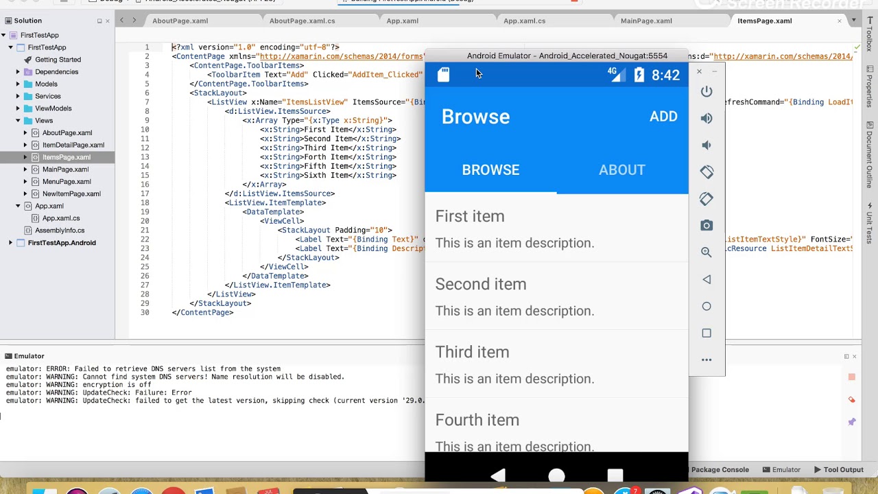 Xamarin Forms Tutorials -1 :  Getting Started