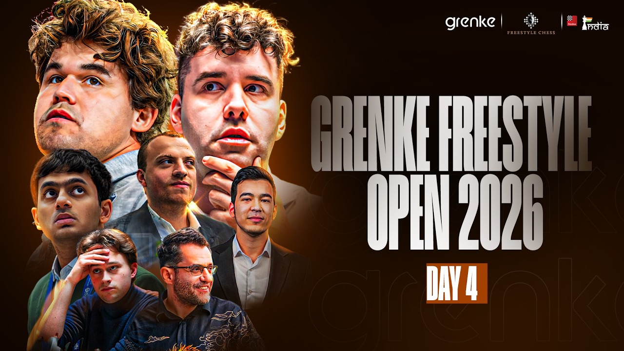 Grenke Freestyle Open 2026 Day 4 | Ft. Magnus Carlsen, Hans Niemann, Pranav V