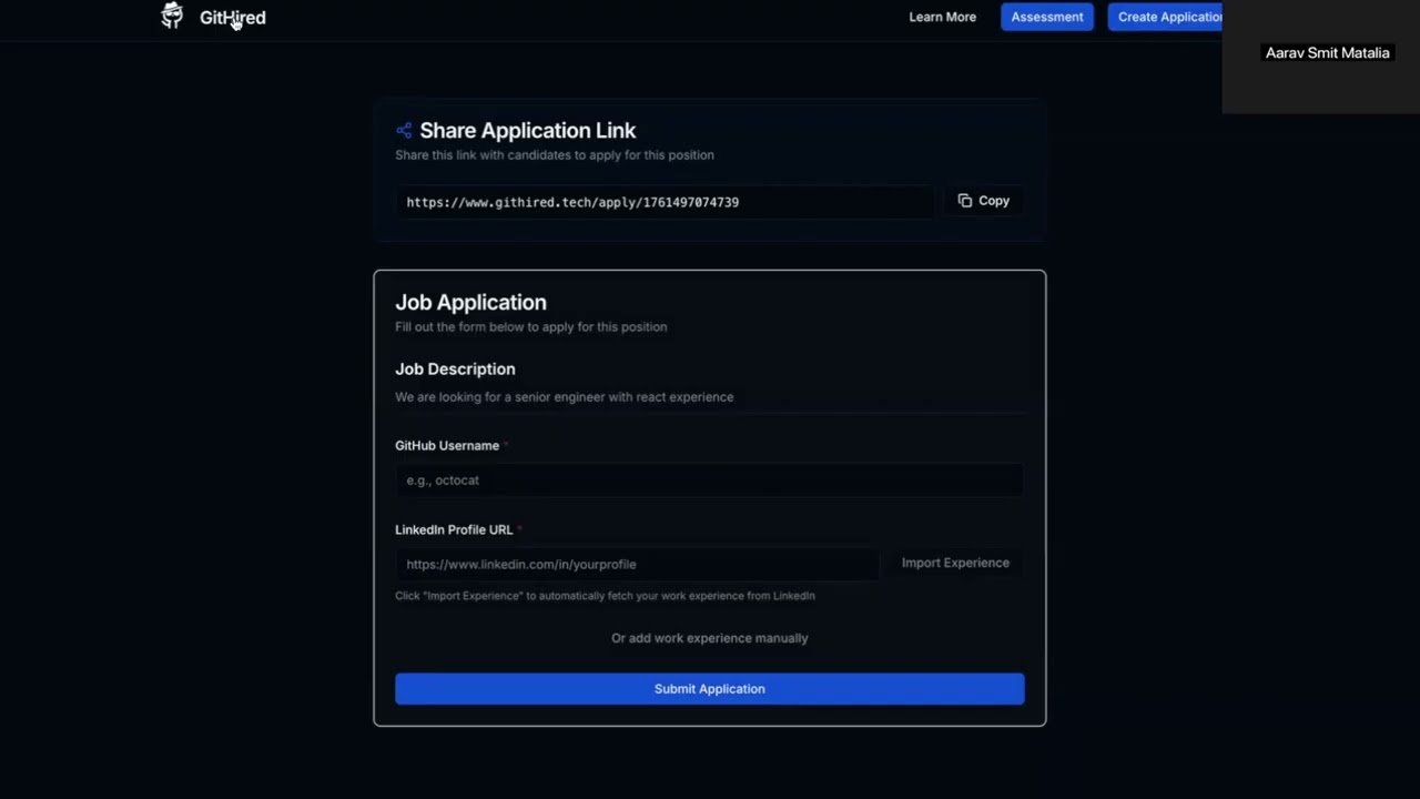 Git Hired Submission - Cal Hacks 2025