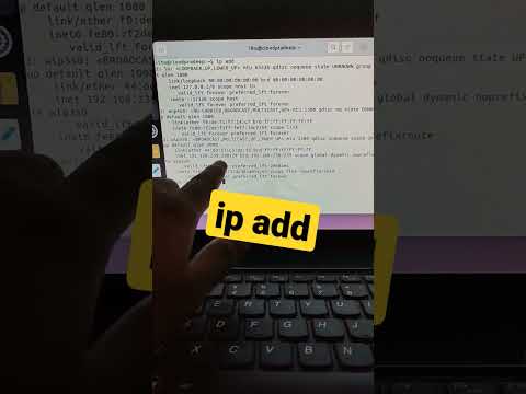 find IP address in linux