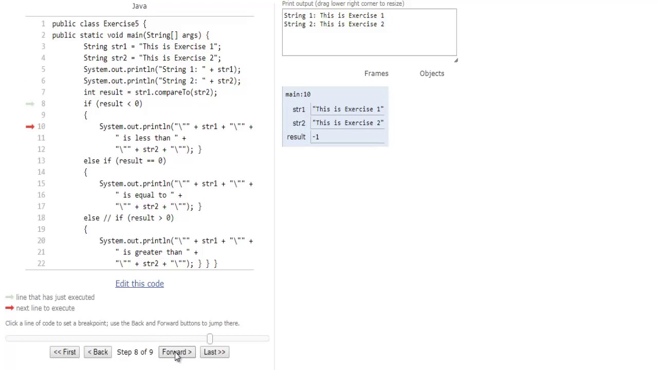 w3resource.com: Java String Exercise-5