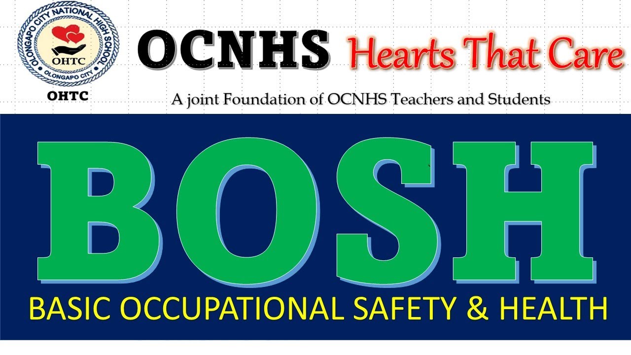 Basic Occupational Safety and  Health.(BOSH): ProfCharlton talks  about the  DOH   guidelines