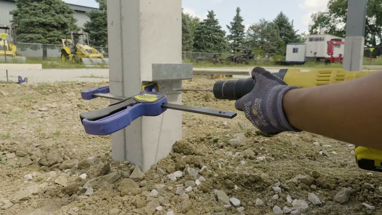 Precast Skirt Boards - Bracket Installation