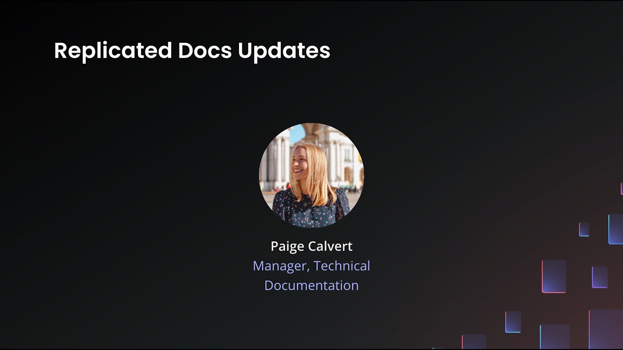 An Update to Our Docs - From RepliCon Q3 2023