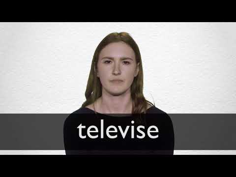 TELEVISE definition in American English | Collins English Dictionary