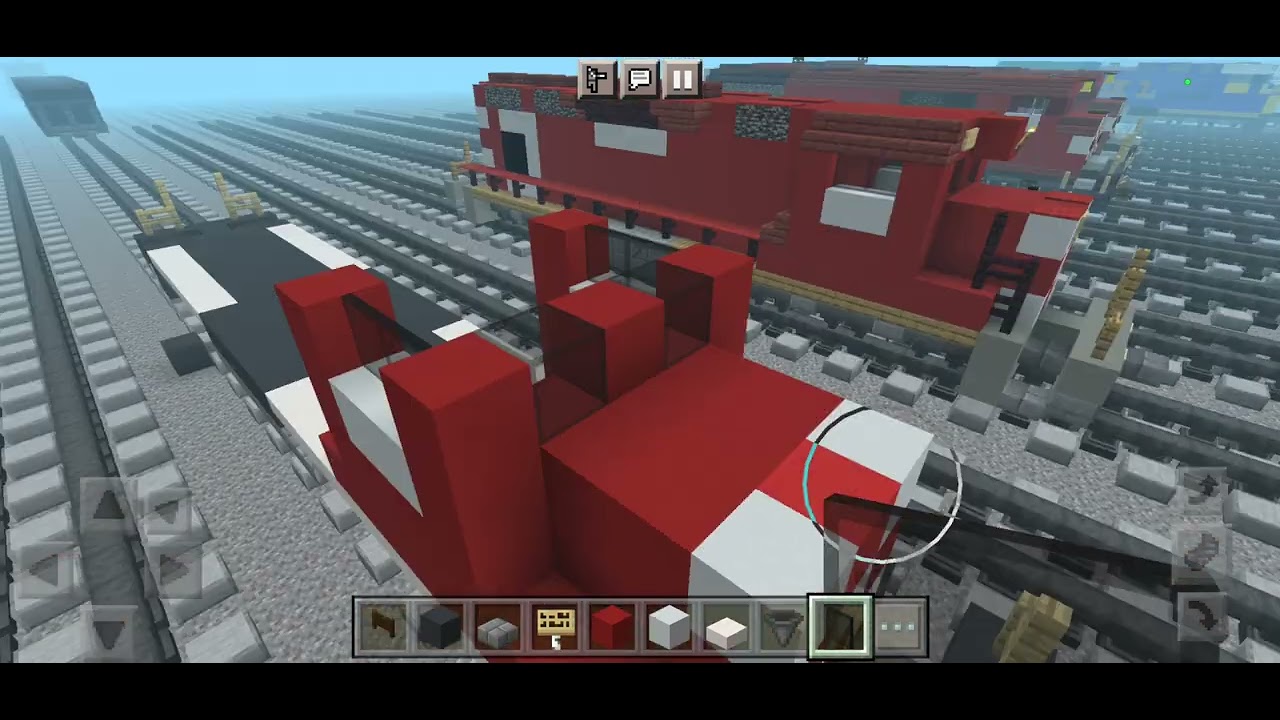 Minecraft Tutorial How to make a CP Rail SD40-2