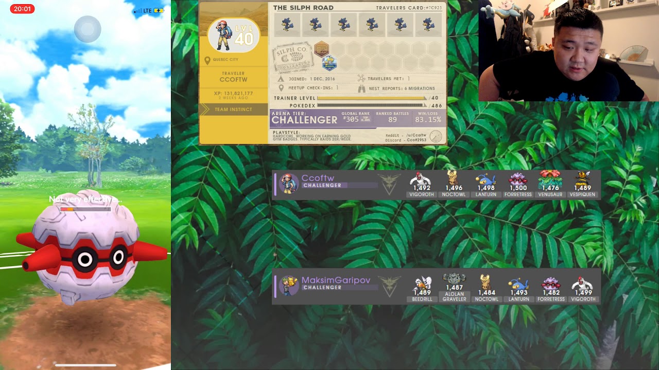 CCOFTW Goes Undefeated in Post Charm Jungle Cup Tournament | Pokebattler