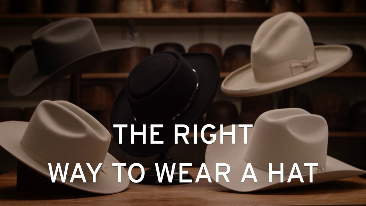 Stetson Education: The Right Way to Wear a Hat