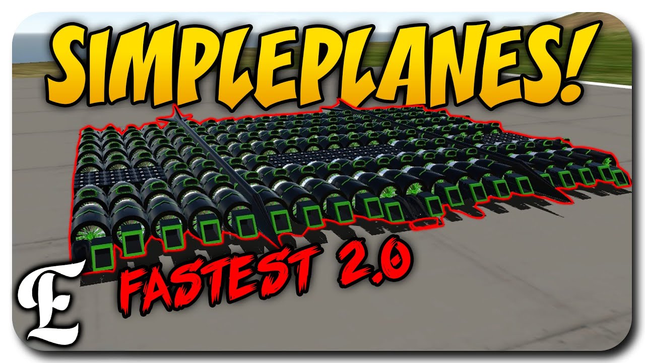 SimplePlanes ➤ FASTEST CAR 2.0?! - Can We Make It Faster? [Max Ground Speed]