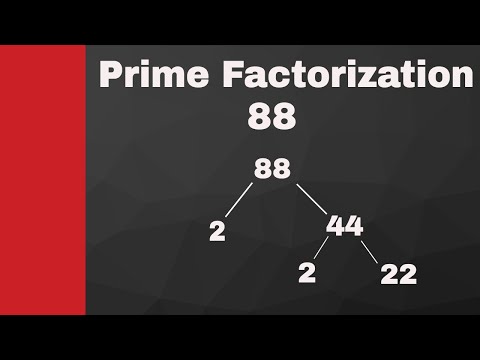 Prime factorization of 49 and 88