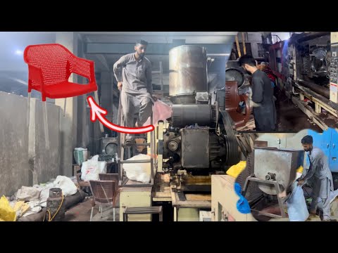 Inside Factory! From Raw Plastic to Ready Chair | Incredible Manufacturing Process. Mass production
