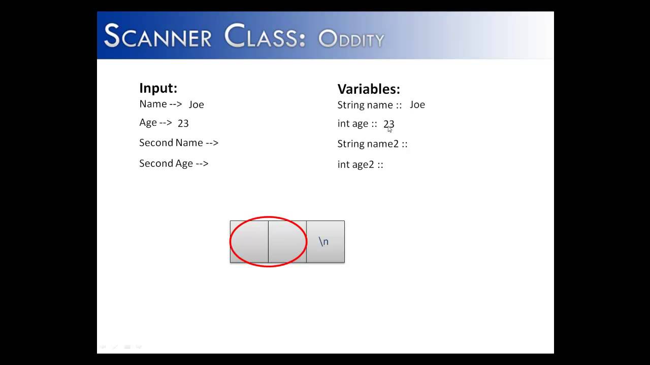 Scanner Class Part 4:  Oddity Numbers before Strings (Java)