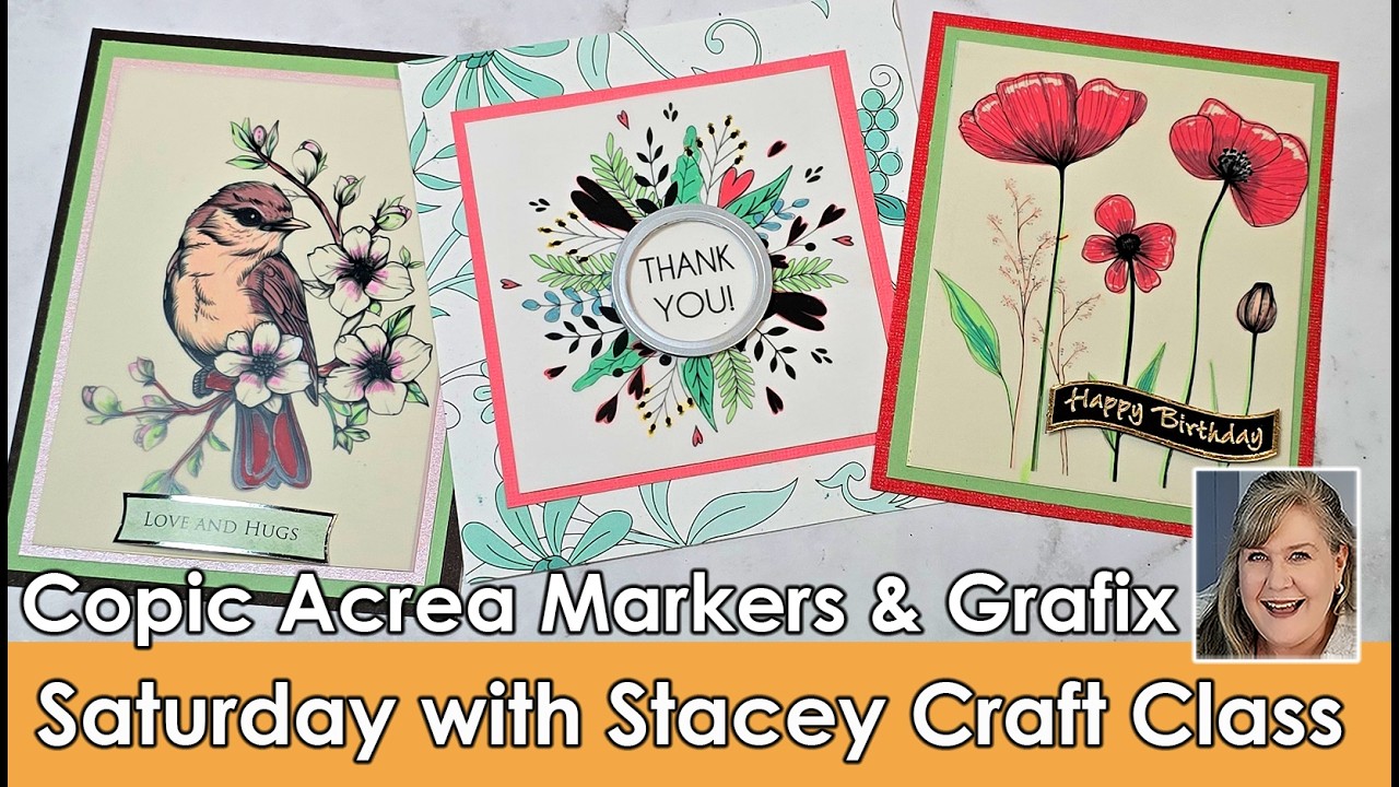 651 Copic Acrea Markers and Grafix Dura-lar.  How they are used and what makes them so magical