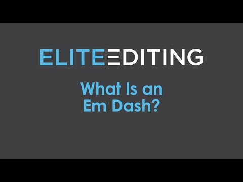 Em Dash