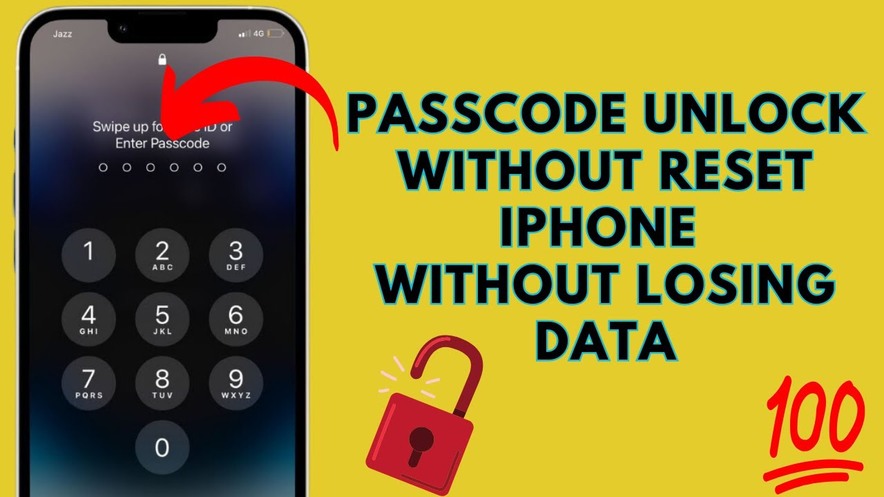 Every iPhone Passcode Unlock Without reset or losing any data ! No computer