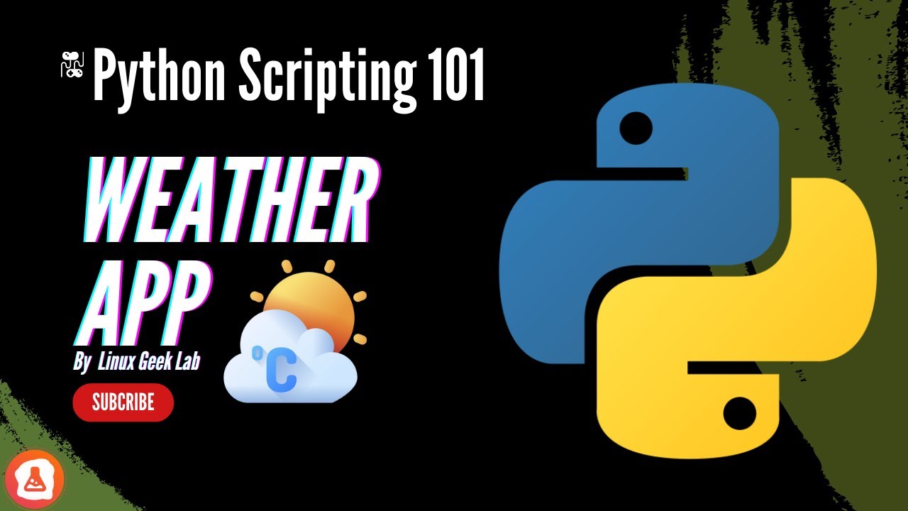 Weather app with Python Scripting - Full Code in description