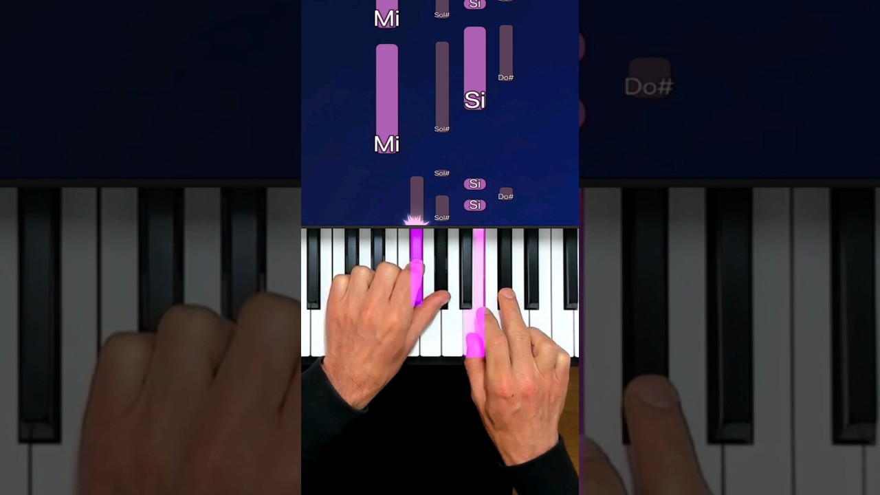 Golden hour au piano Tutorial arrangement très facile #piano #shorts # ...