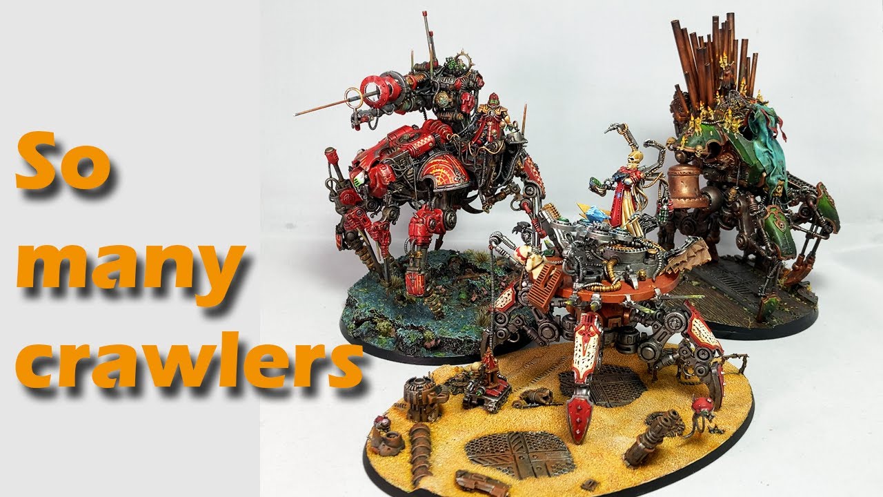 Kitbashed crawlers galore