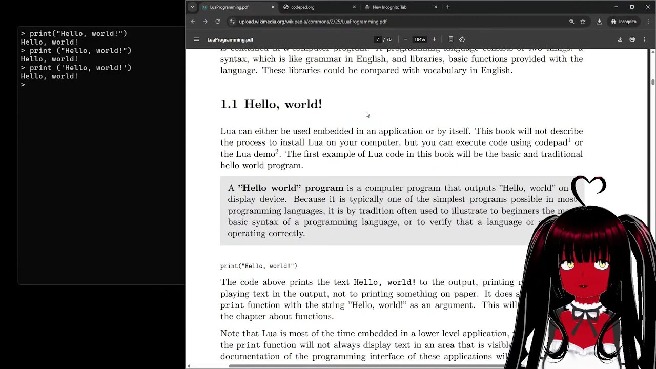 Lua Programming from wikibooks.org - 1