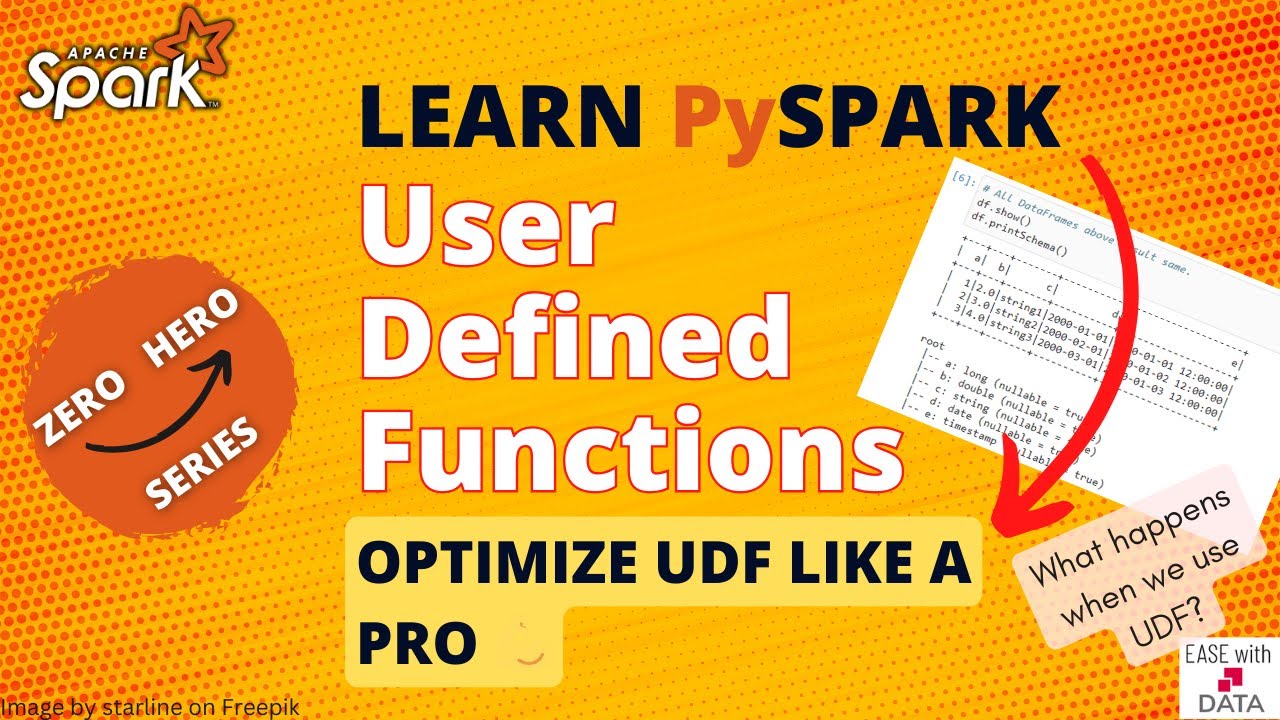 17 User Defined Function (UDF) | How Spark works with UDF | How to register Python UDF