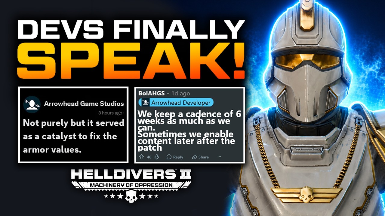 Helldivers 2 Devs Drop Patch News...