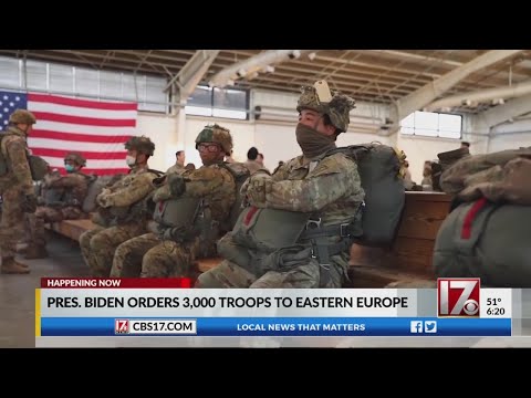 Troops from Fort Bragg headed to Eastern Europe amid Russia-Ukraine tensions